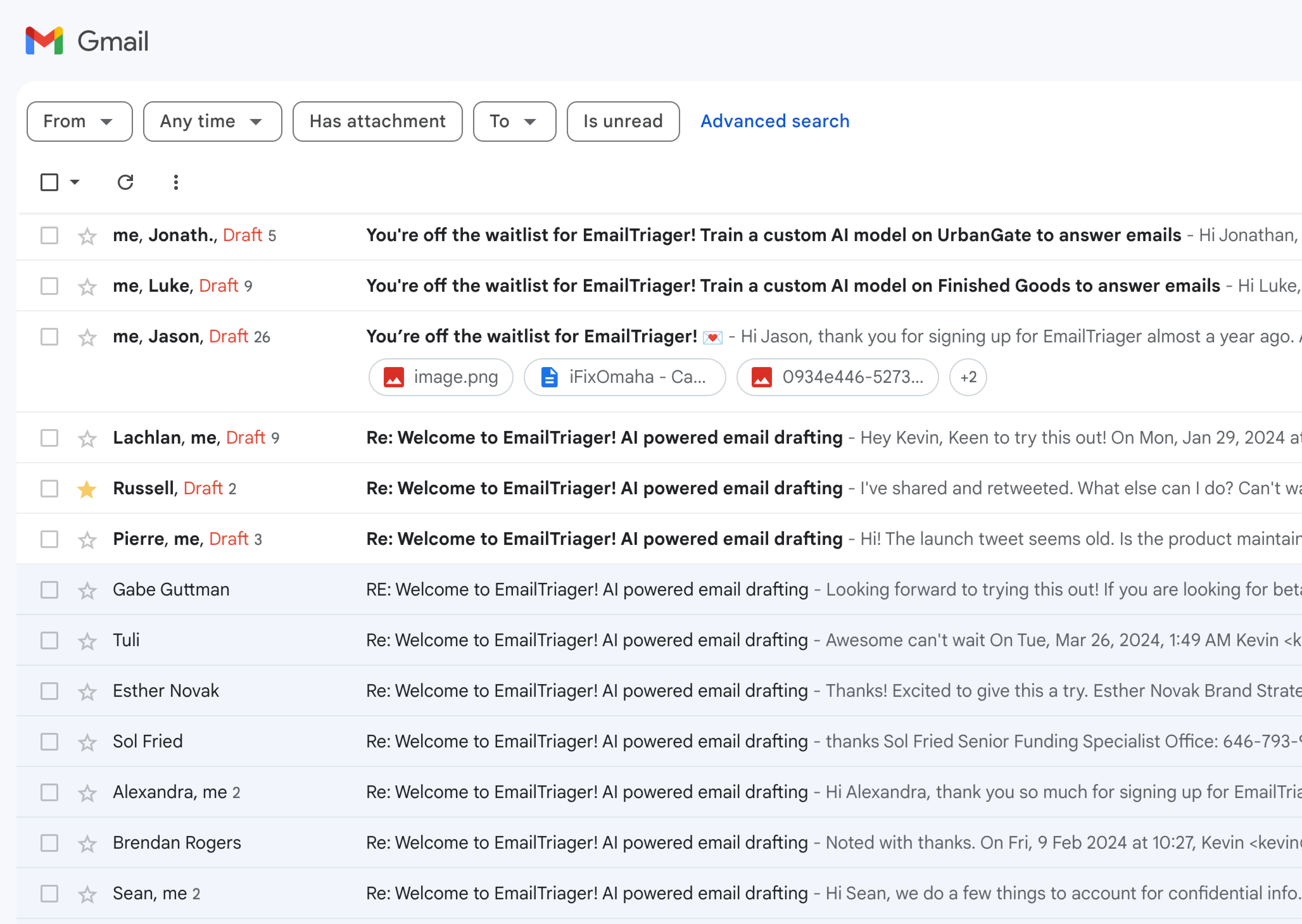EmailTriager, your email assistant